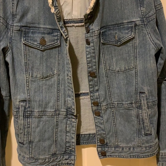 Current Air | Jackets & Coats | Denim Jacket With Elbow Cutouts | Poshmark